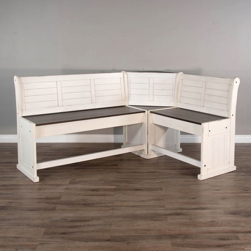 Carriage House Counter Height Corner Bench Sunny Designs | Furniture Cart