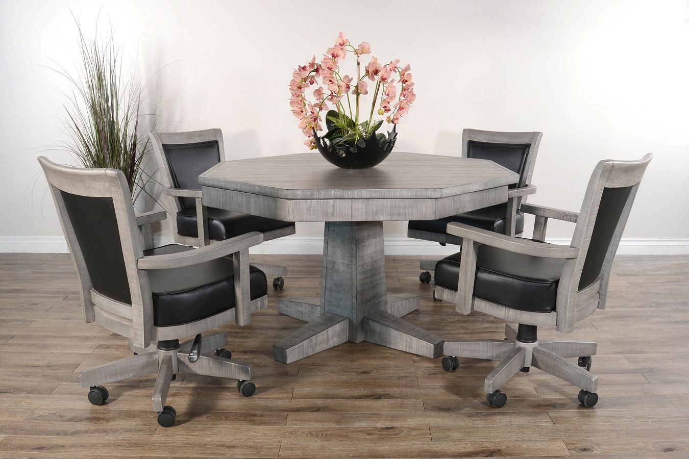 Alpine Grey Game And Dining Set Sunny Designs | Furniture Cart