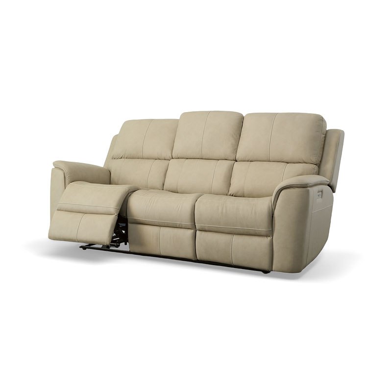 Henry Power Reclining Sofa (Beige) Flexsteel | Furniture Cart