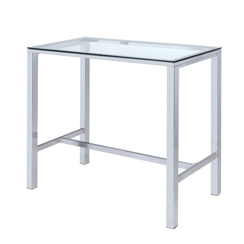 Chrome Bar Table Coaster Furniture | Furniture Cart