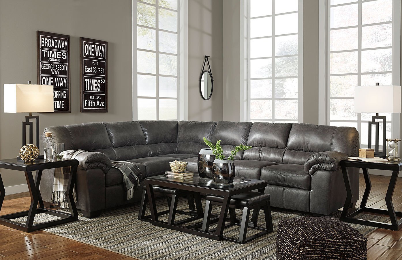 Bladen Slate Sectional Set Signature Design | Furniture Cart
