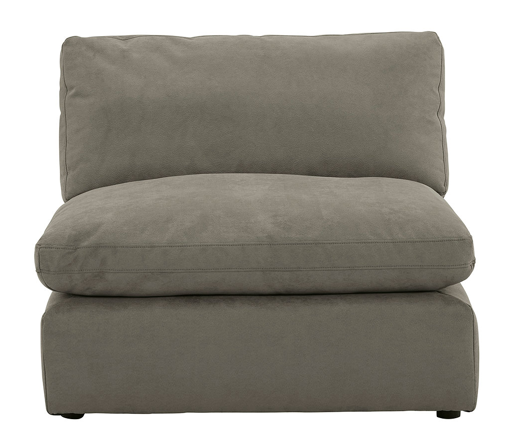 Next-Gen Gaucho Putty Armless Chair Signature Design | Furniture Cart