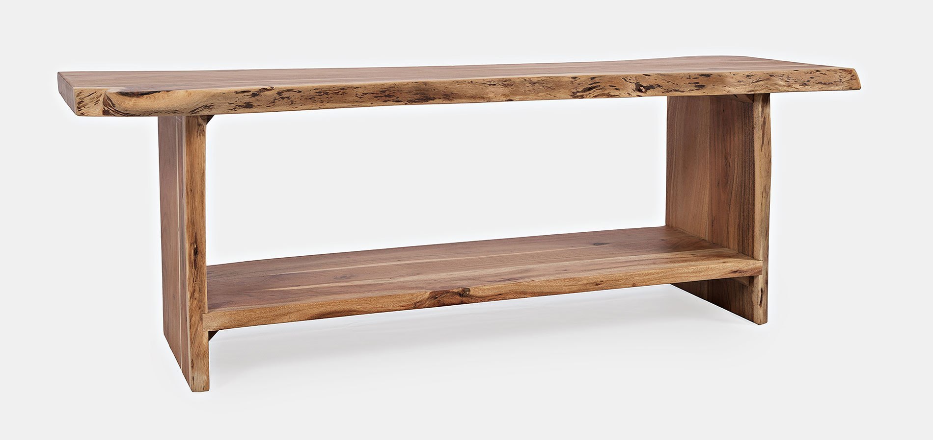 Global Archive Cooper Live Edge Storage Bench (Natural) Jofran ...