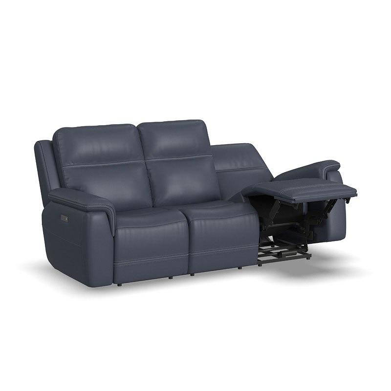Sawyer Power Reclining Sofa (Blue) Flexsteel | Furniture Cart
