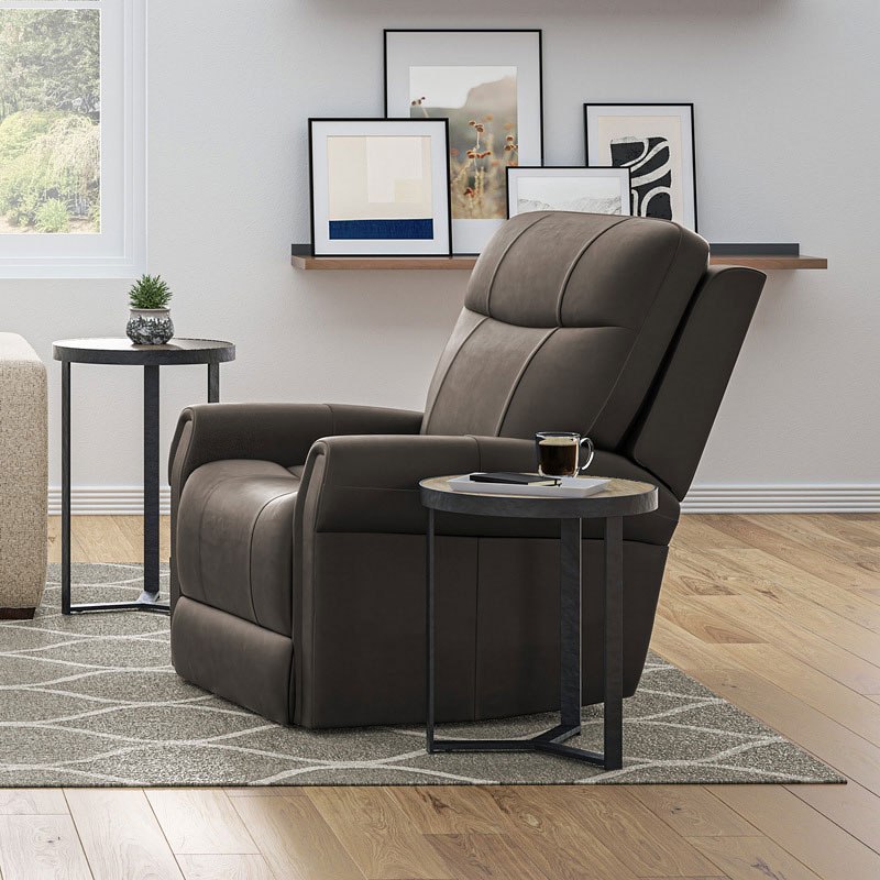Jenkins Power Lift Recliner W/ Power Headrest And Lumbar (Brown ...