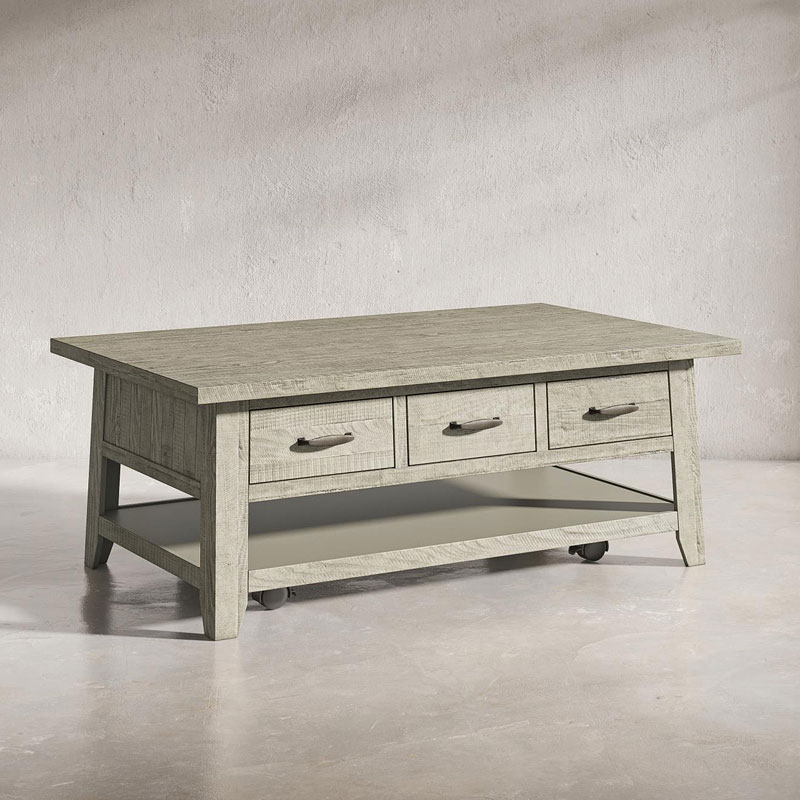 Telluride Cocktail Table (Driftwood) Jofran Furniture | Furniture Cart