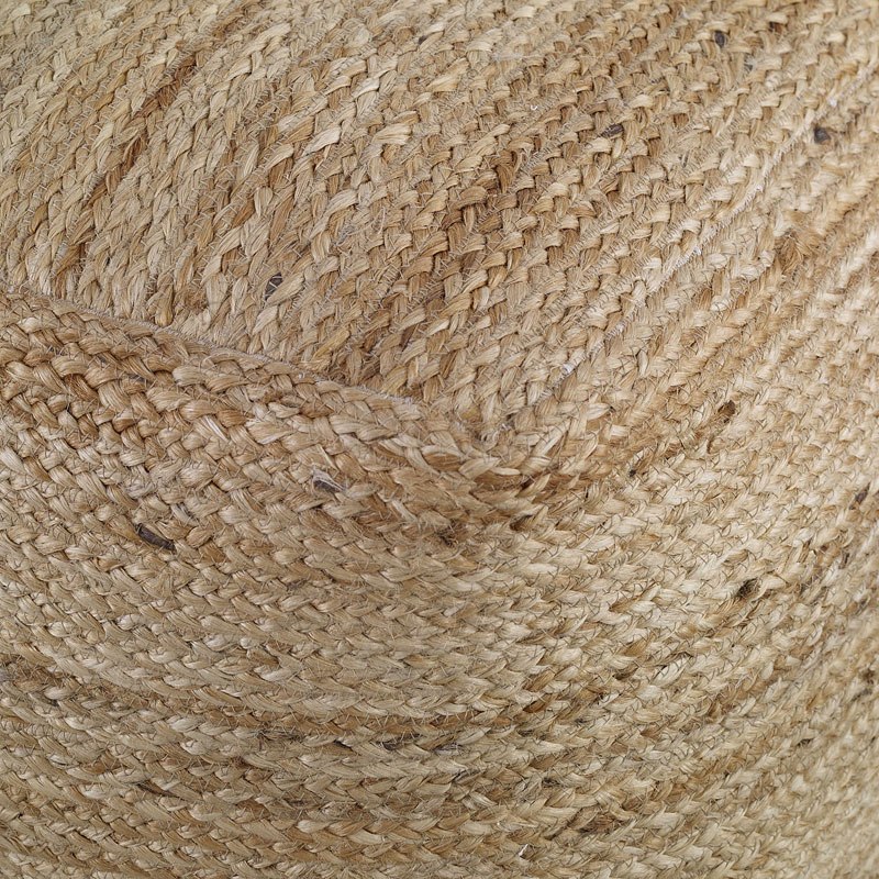 Camden Braided Hemp Pouf Uttermost | Furniture Cart
