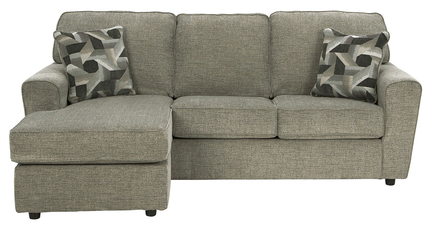 Cascilla Pewter Sofa Chaise Signature Design | Furniture Cart