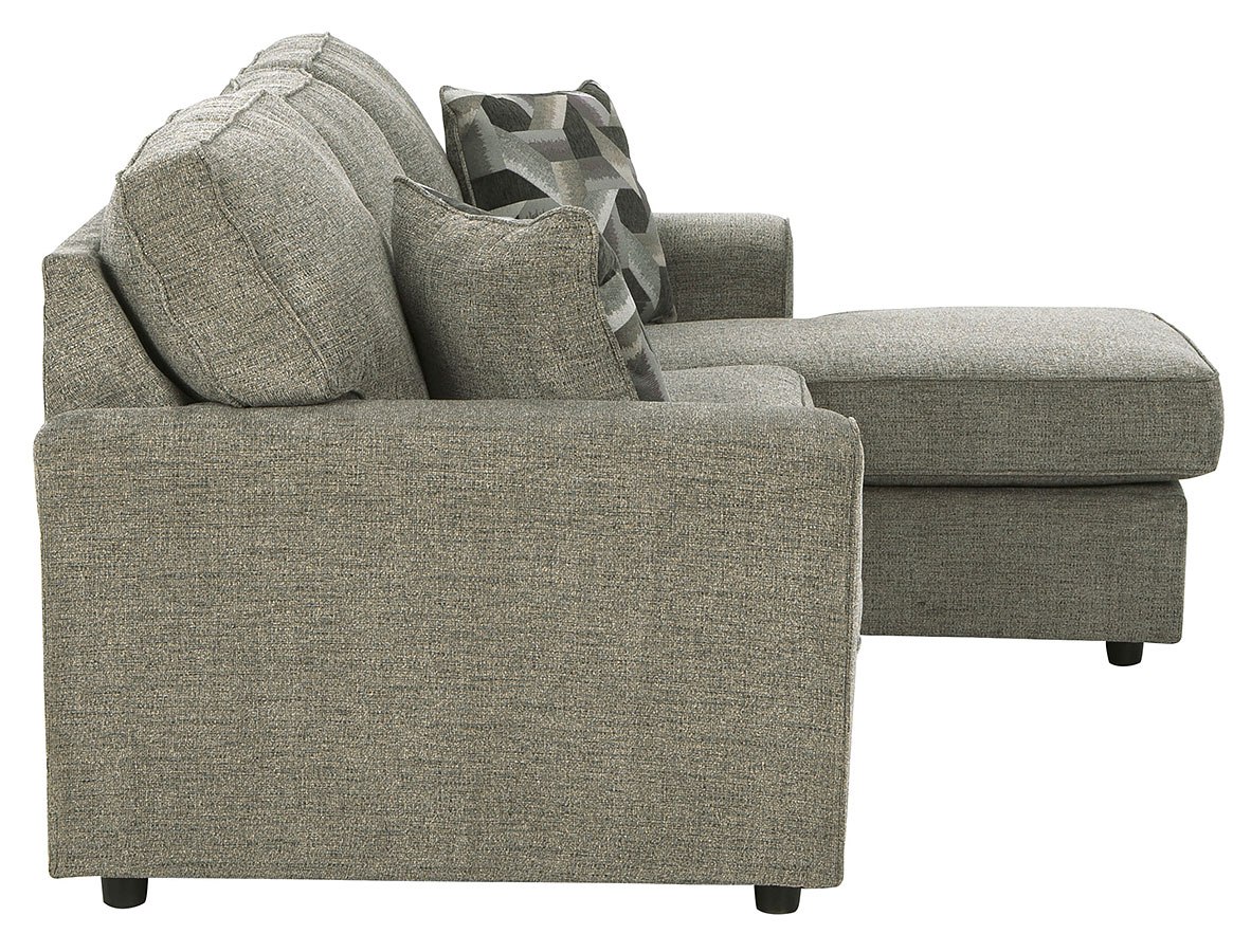 Cascilla Pewter Sofa Chaise Signature Design | Furniture Cart
