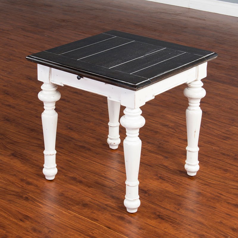 European Cottage End Table Sunny Designs | Furniture Cart