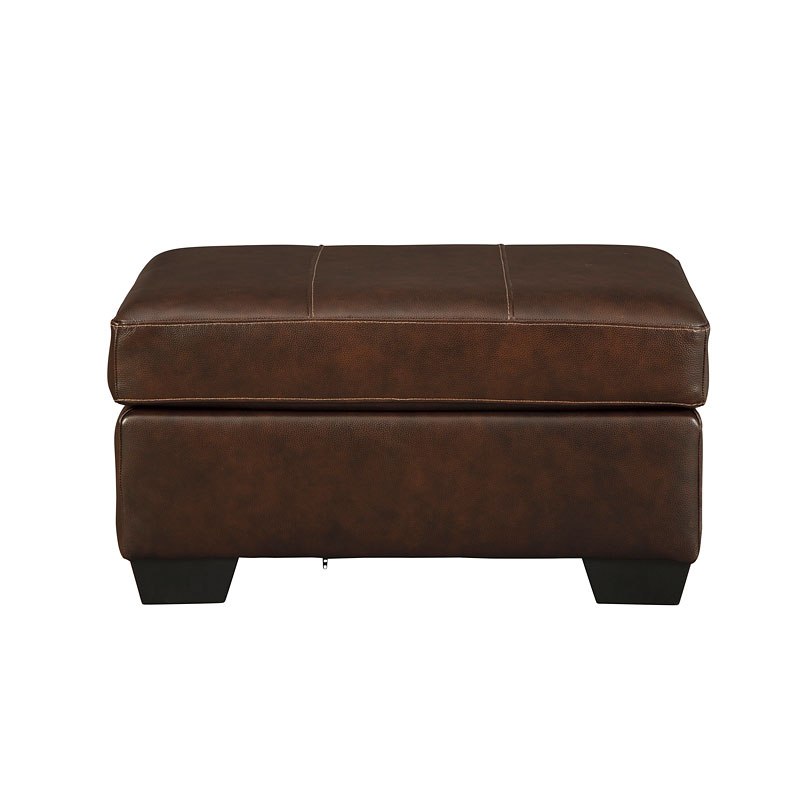 Morelos Chocolate Ottoman Signature Design | Furniture Cart