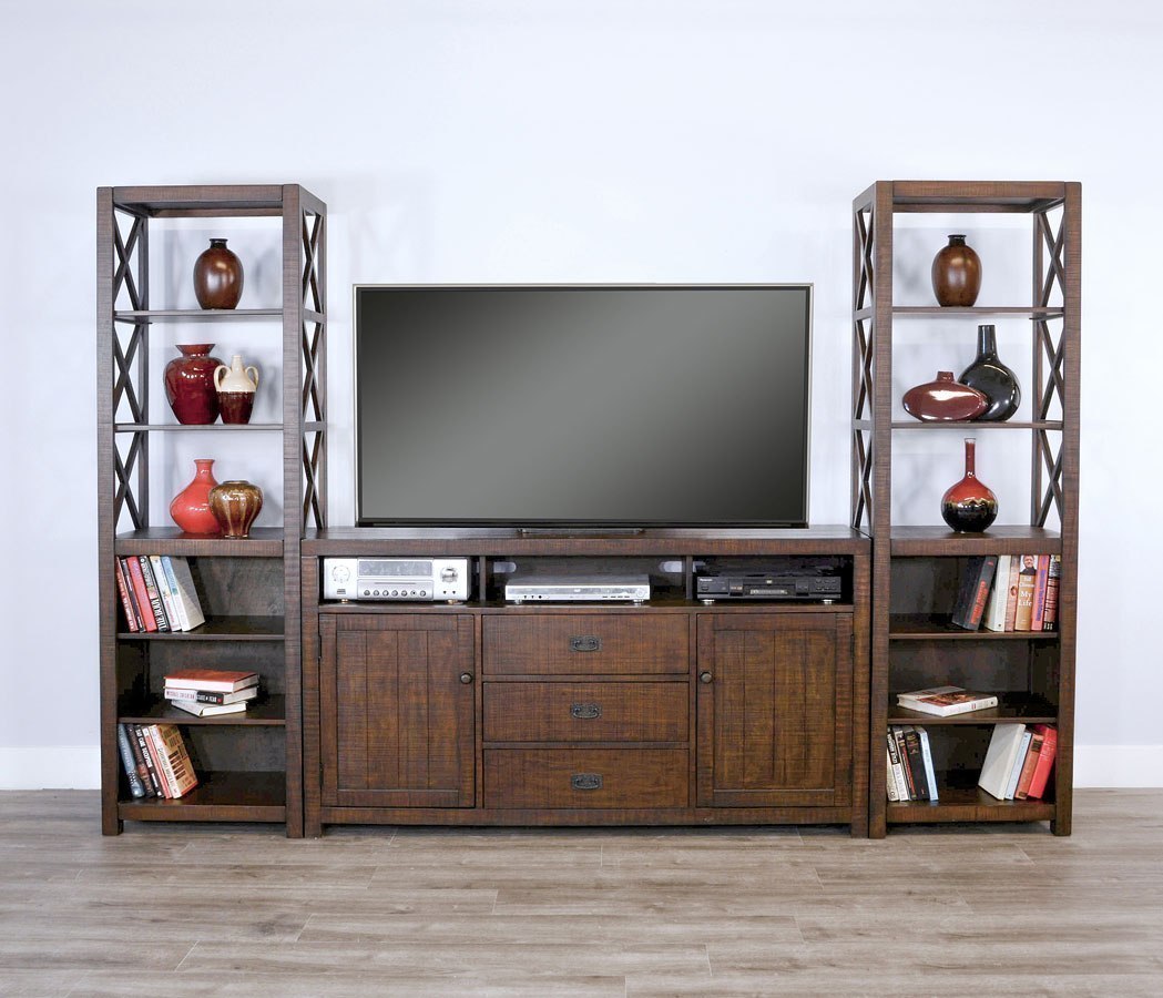 Homestead 114 Inch Entertainment Center Sunny Designs | Furniture Cart