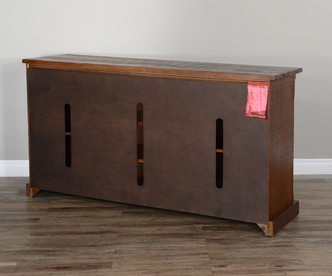 Santa Fe 65 Inch Barn Door TV Console Sunny Designs | Furniture Cart