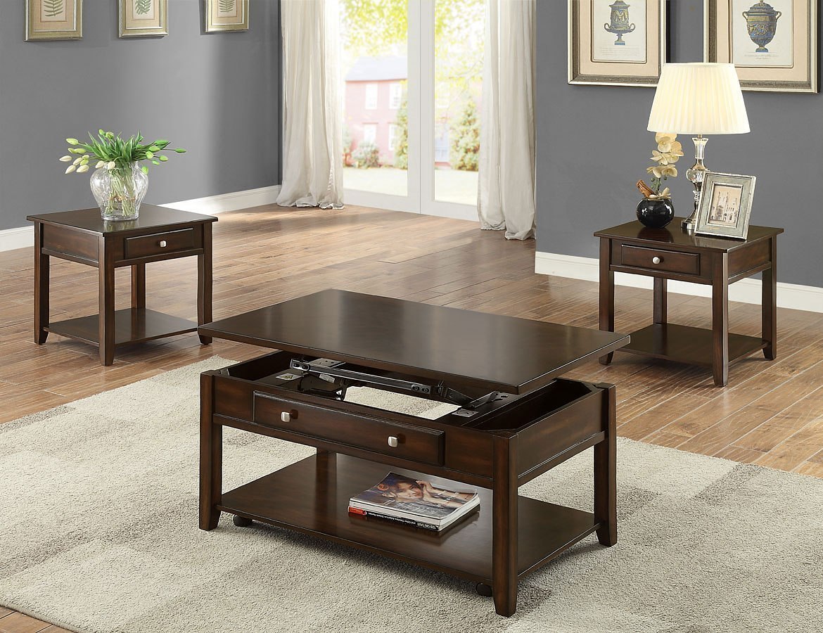 Julian Occasional Table Set Crown Mark Furniture | Furniture Cart