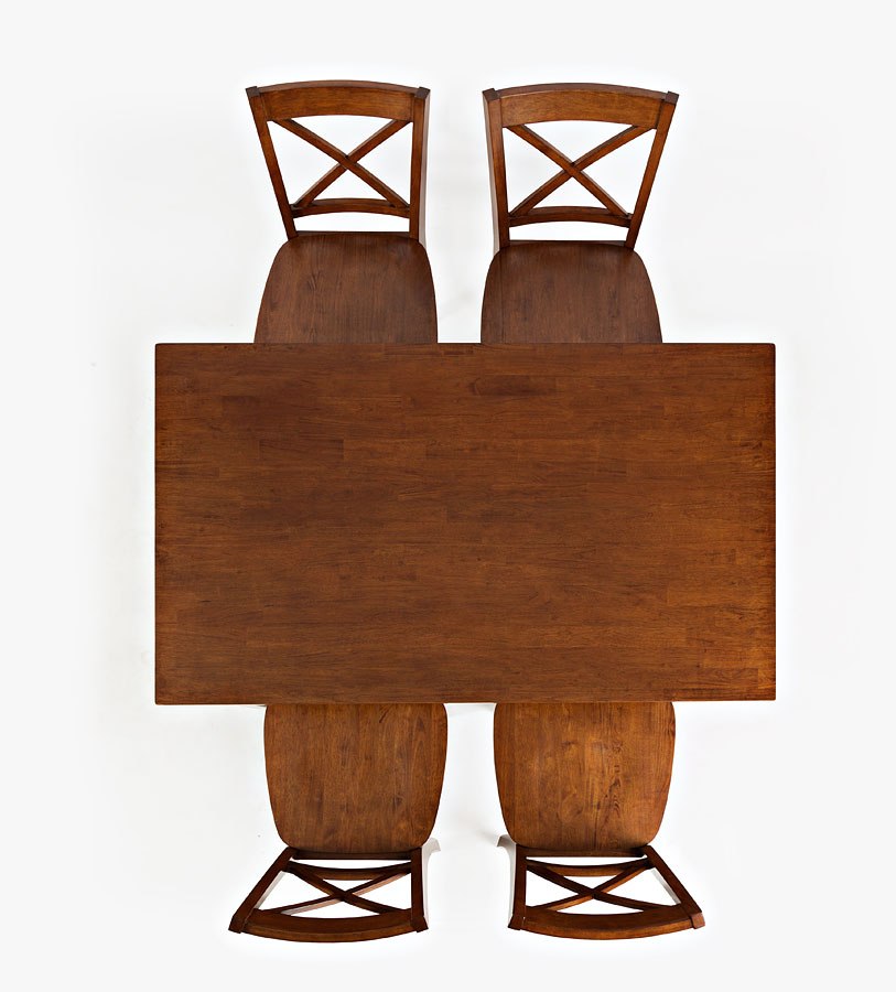 Simplicity Counter Height Dining Room Set (Caramel) Jofran Furniture ...