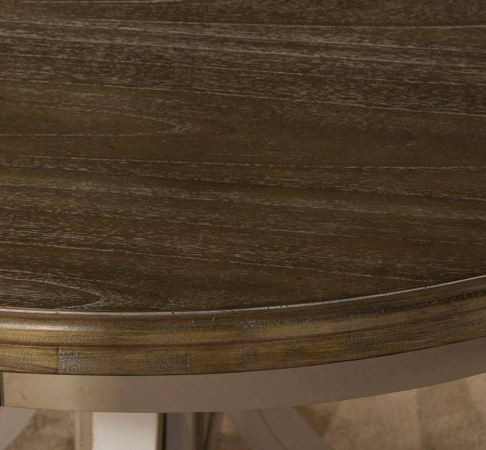 Clarion Round Dining Table (Distressed Gray) Hillsdale Furniture ...