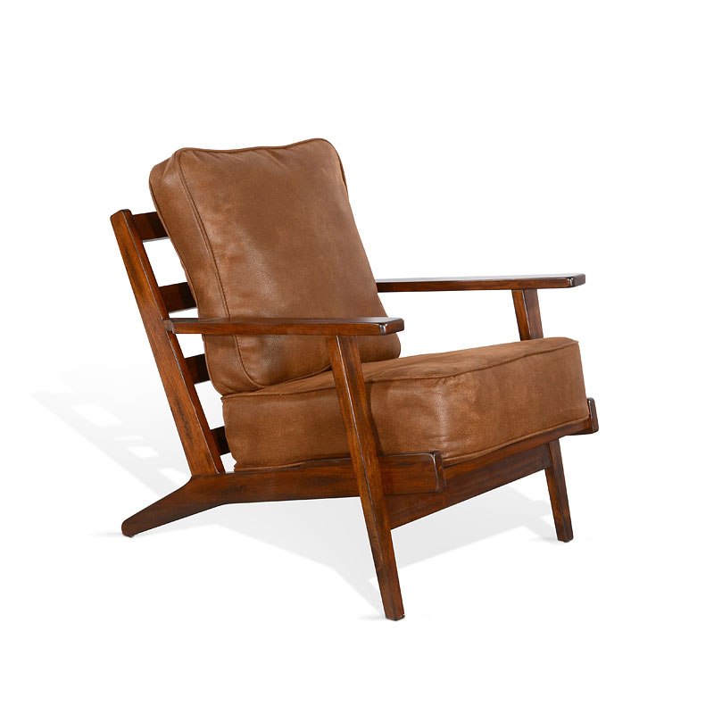 Santa Fe Dark Chocolate Chair W/ Cushions Sunny Designs | Furniture Cart