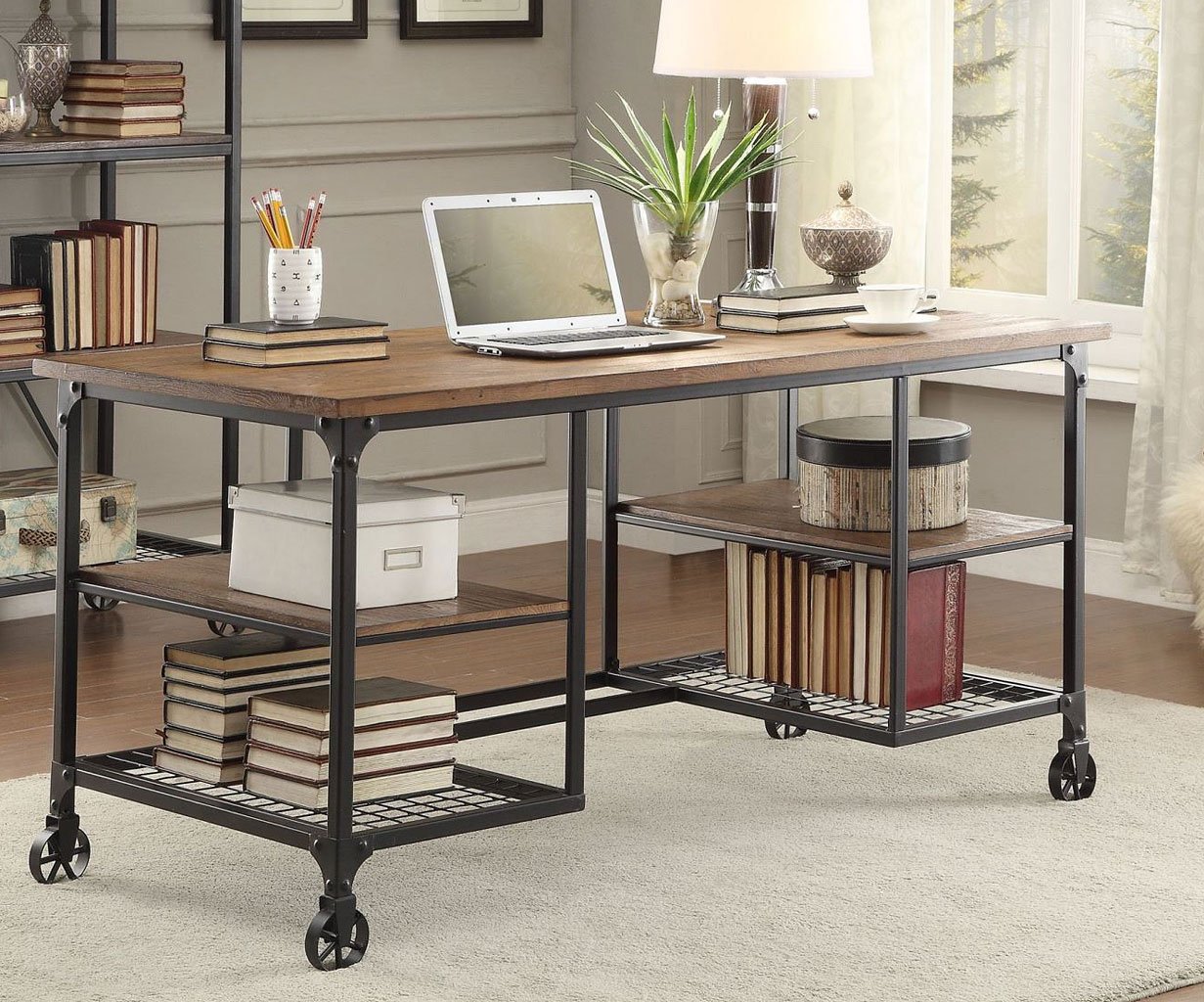 Millwood Home Office Set Homelegance | Furniture Cart