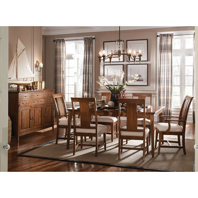 Cherry Park Rectangular Dining Room Set Kincaid Furniture | Furniture Cart