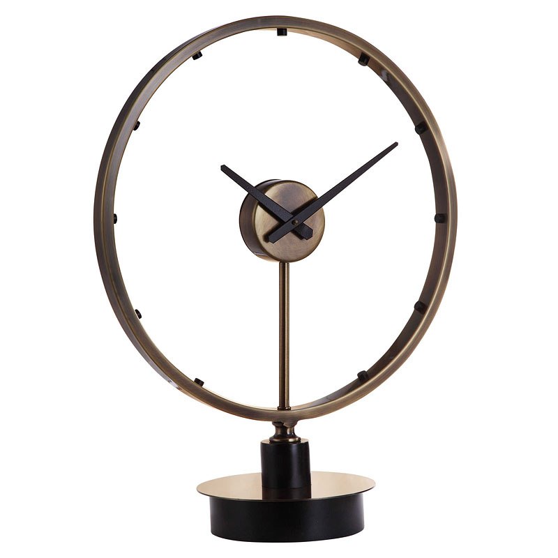 Davy Modern Table Clock Uttermost | Furniture Cart