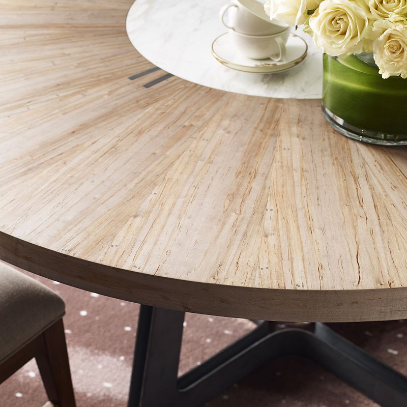 AD Modern Synergy Concentric Round Dining Table American Drew ...