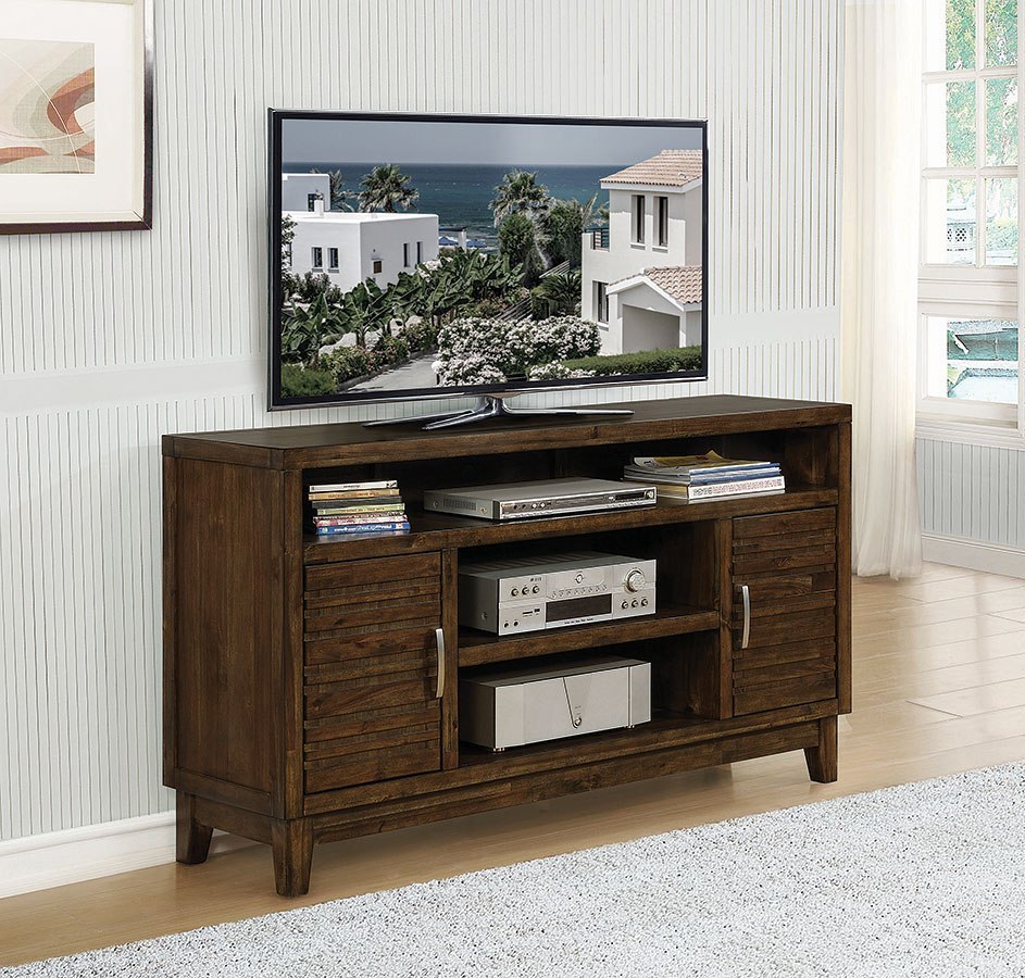 Rustic Mindy 62 Inch TV Console Coaster Furniture | Furniture Cart