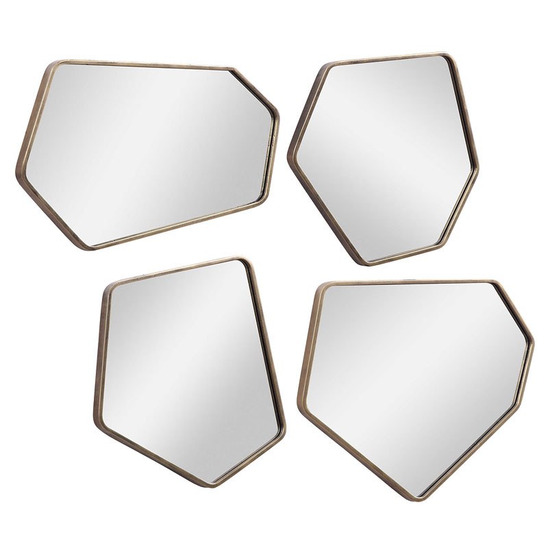 Linneah Modern Mirrors (Set Of 4) Uttermost | Furniture Cart