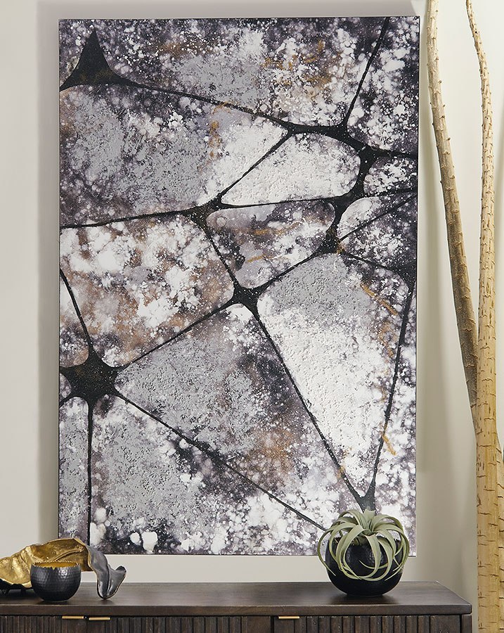 Villham Wall Art Signature Design | Furniture Cart