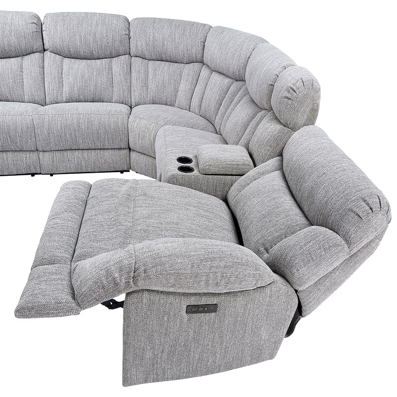 Park City Modular Dual Power Reclining Sectional Steve Silver Furniture ...