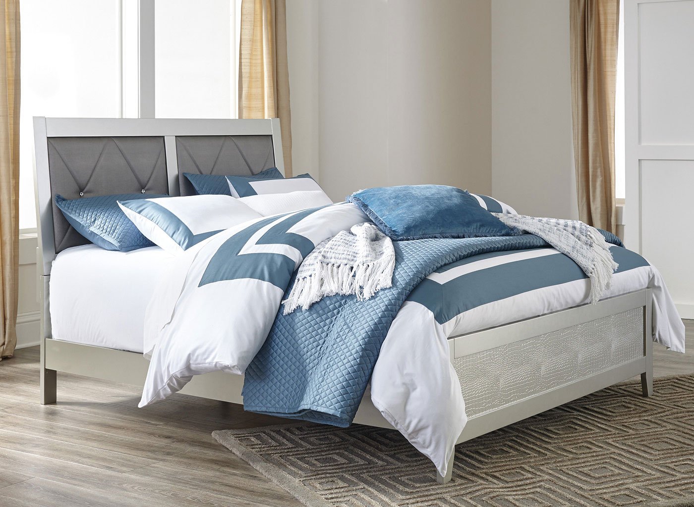 Olivet Panel Bed Signature Design | Furniture Cart