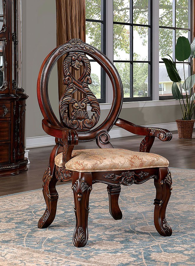Normandy Arm Chair (Set Of 2) Furniture Of America | Furniture Cart