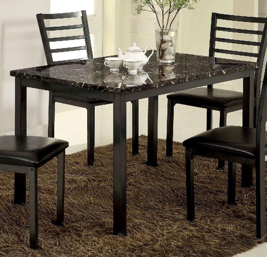 Colman 48 Inch Dining Table Furniture Of America | Furniture Cart