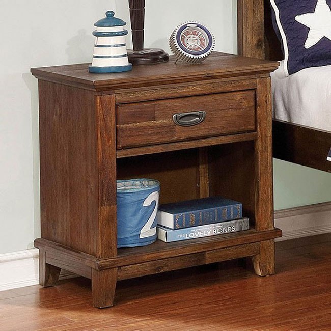 Colin Youth Padded Platform Bedroom Set Furniture Of America ...