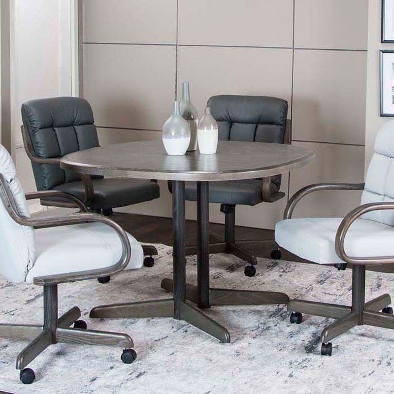 Mercury Square Round Dining Table Cramco | Furniture Cart