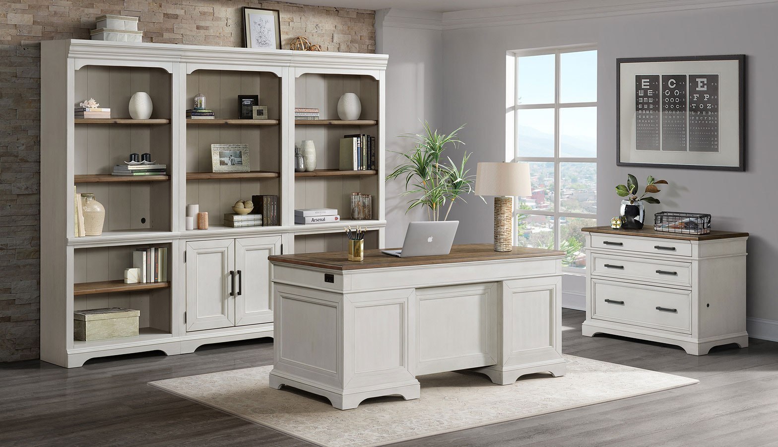 Drake Executive Home Office Set Intercon Furniture | Furniture Cart