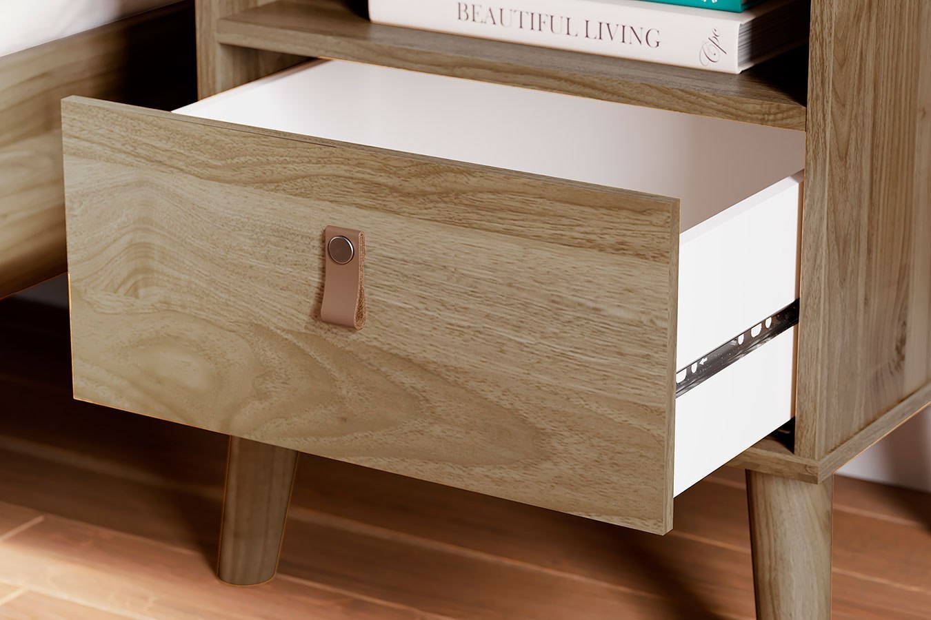 Aprilyn Honey One Drawer Nightstand Signature Design | Furniture Cart