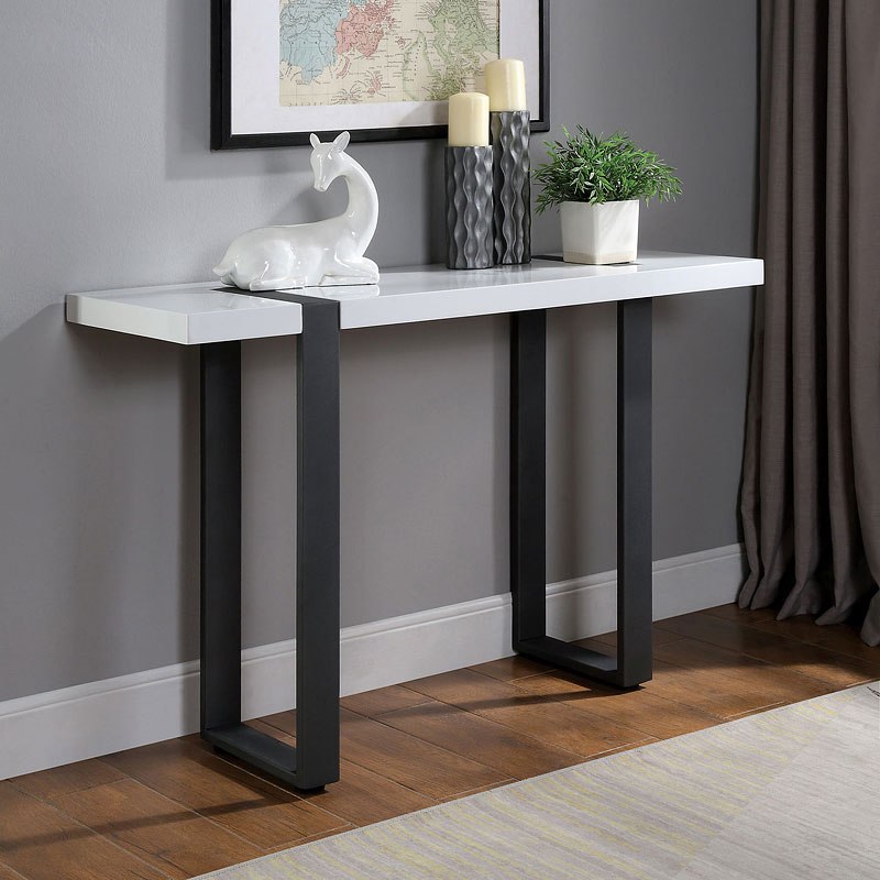 Eimear Sofa Table Furniture Of America | Furniture Cart