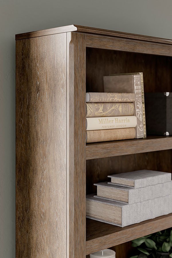 Janismore Large Bookcase Signature Design | Furniture Cart