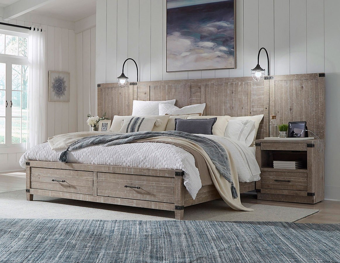 Foundry Wall Storage Bed Aspenhome | Furniture Cart