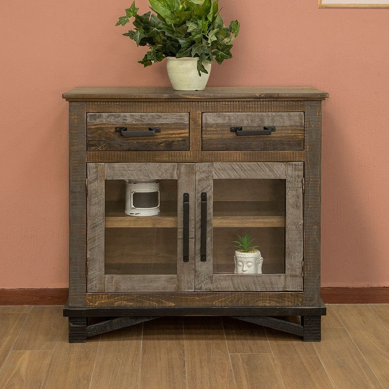 Loft Brown Server IFD Furniture | Furniture Cart