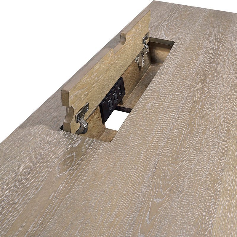 Harper Point 60 Inch Adjustable Lift Desk (Bleached Khaki) Aspenhome ...