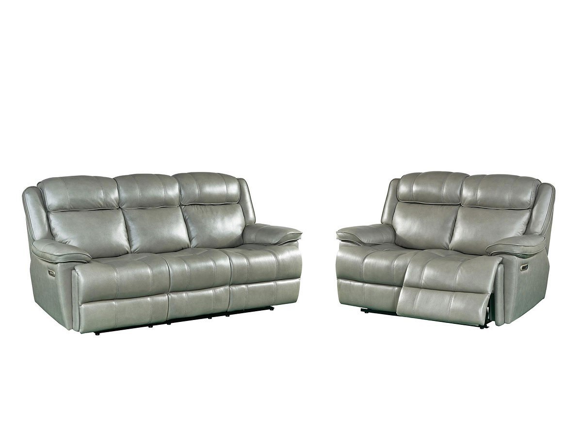 Eclipse Power Reclining Living Room Set W/ Power Headrests (Florence ...