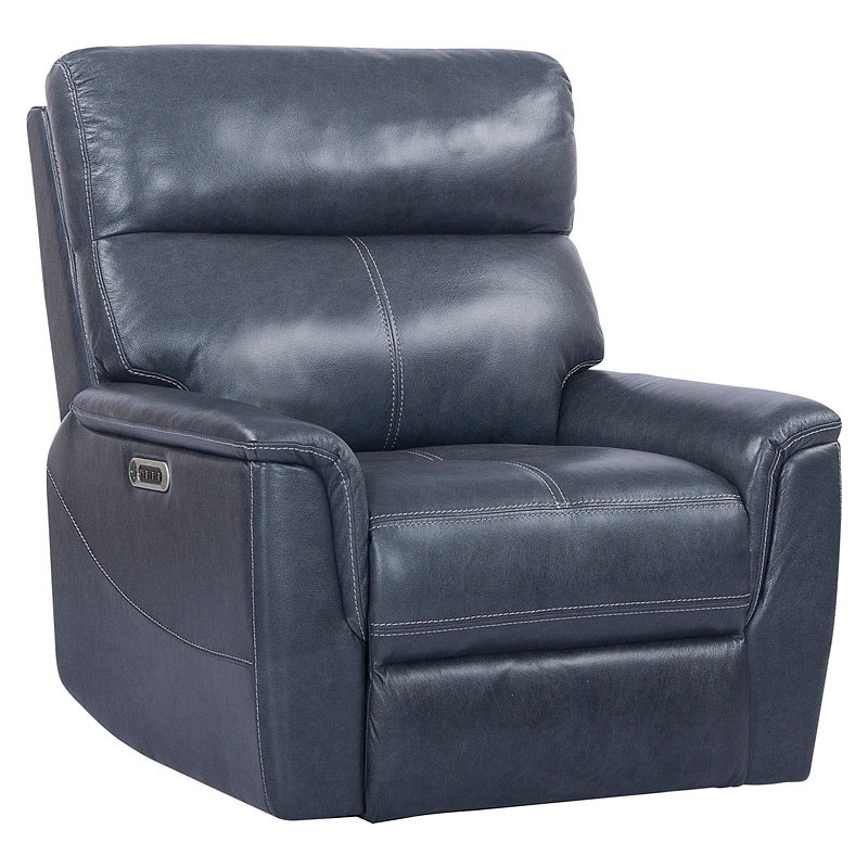 Reed Power Recliner W/ Power Headrest And Lumbar (Indigo) Parker Living ...