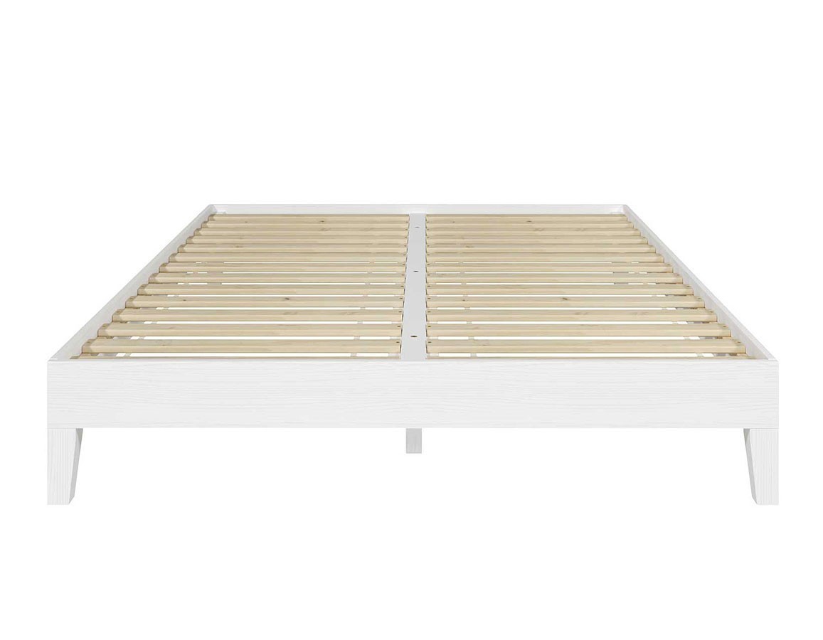 Nix White Platform Bed Steve Silver Furniture | Furniture Cart