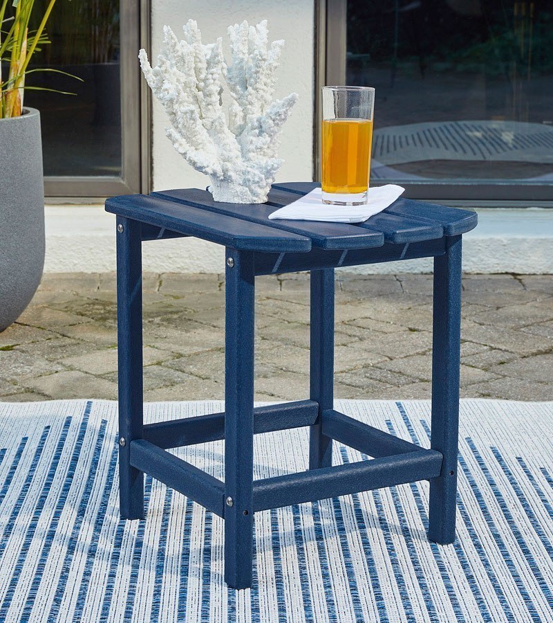 Sundown Treasure End Table (Blue) Signature Design | Furniture Cart