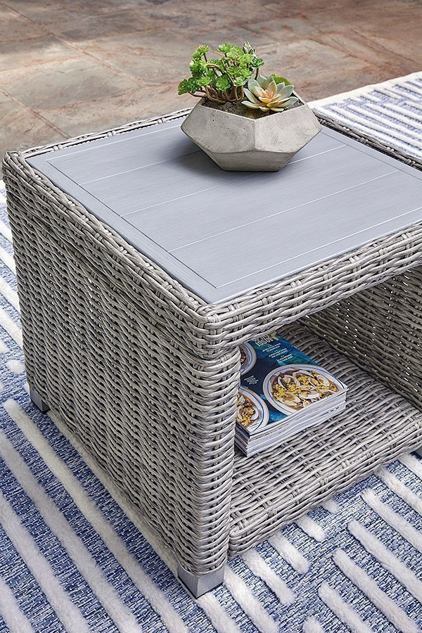 Naples Beach Outdoor End Table Signature Design | Furniture Cart