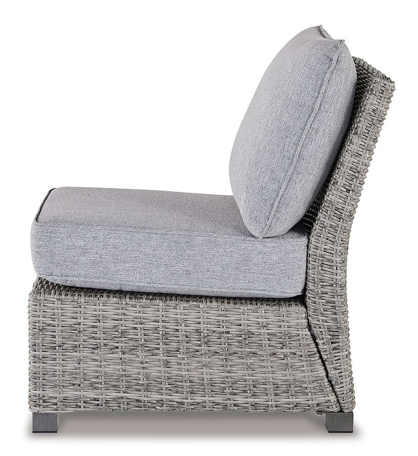 Naples Beach Outdoor Armless Chair Signature Design | Furniture Cart