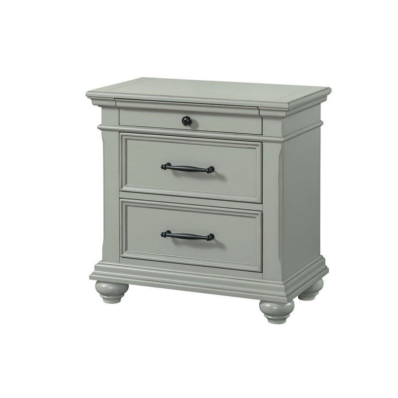 Slater Storage Bed (Grey) Elements Furniture | Furniture Cart