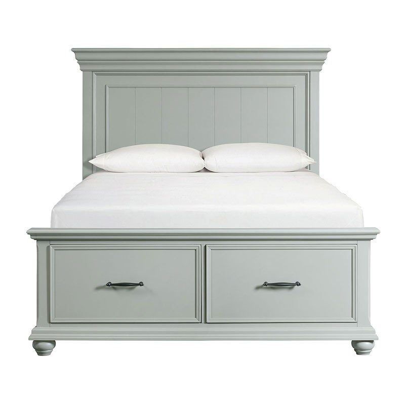 Slater Storage Bed (Grey) Elements Furniture | Furniture Cart