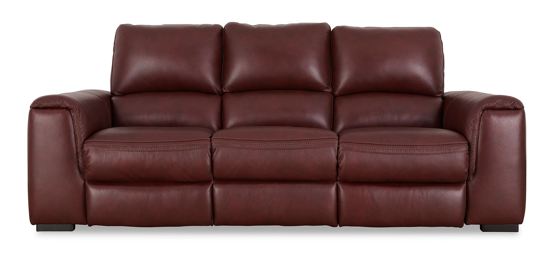 Alessandro Garnet Power Reclining Sofa W/ Adjustable Headrests ...